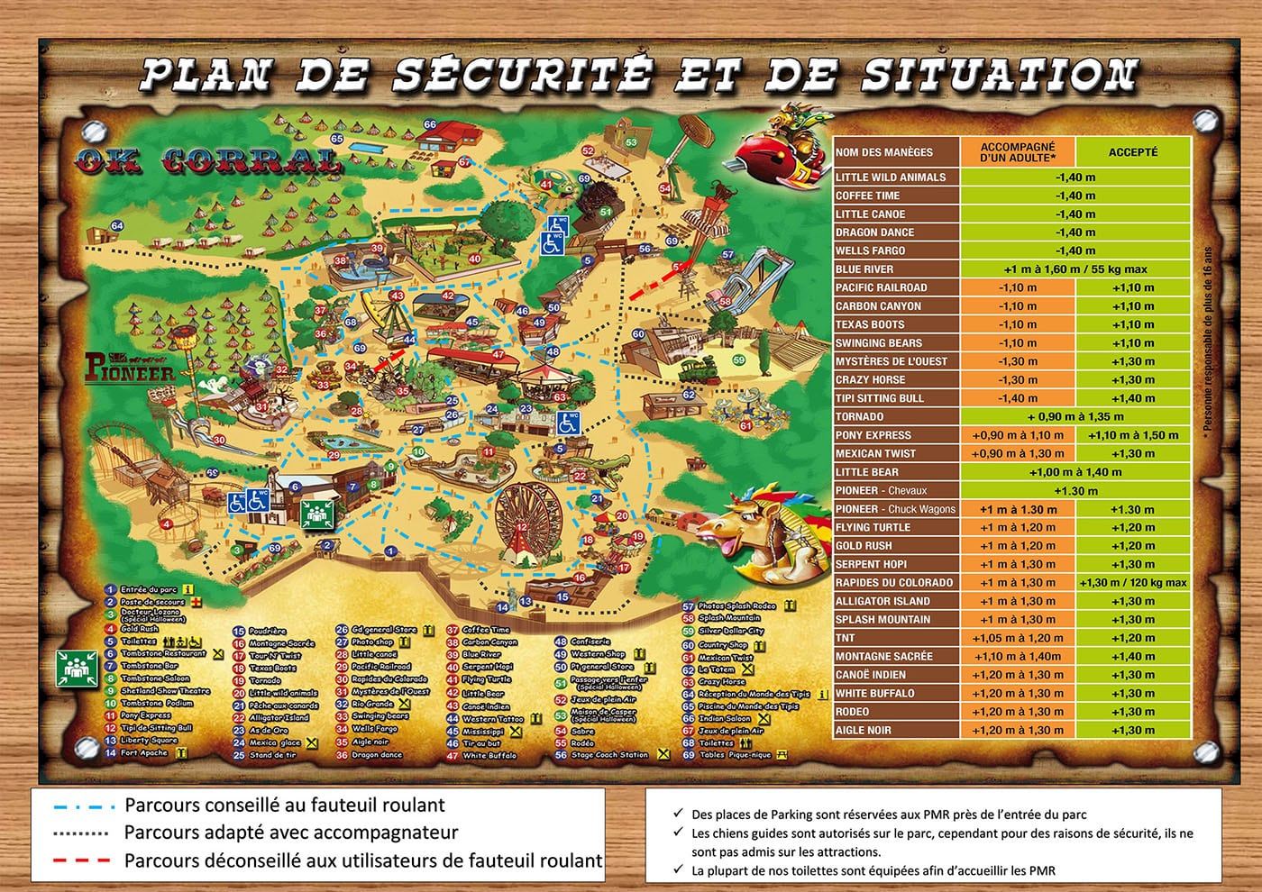 Accessibilité PMR | Parc d'attractions OK Corral | Sud de la France